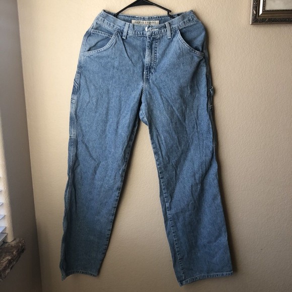 Guess | Jeans | Vintage 9s Guess Triangle Logo Carpenter Jeans Waist ...